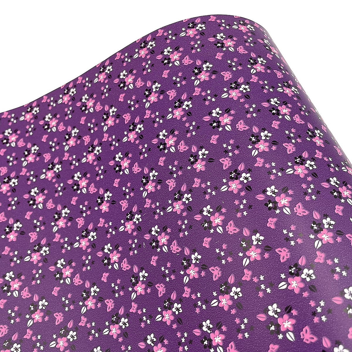 Yifely Purple Decorative PVC Shelf Paper Drawer Liner Self-Adhesive Shelved Dresser Cabinet Decor 17.7 Inch by 9.8 Feet