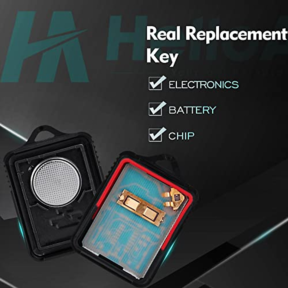 HelloAuto Key Fob Fits Ford F150 F250 F350 Explorer Escape Expedition, Keyless Entry Remote for Lincoln Mercury. (FCC ID : CWTWB1U345, CWTWB1U33) 3-Btn 2PCS