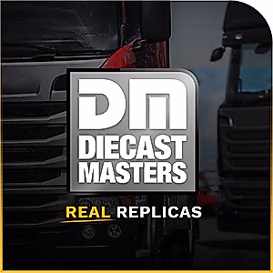 Diecast Masters Peterbilt Model 579 Ultraloft Tractor, Concrete Mixer Truck - Pearl White | SBFA with 72" Sleeper| 1:50 Scale Model Semi Trucks | Diecast Model 71072