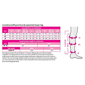 Circaid Juxtafit Essentials Lower Leg Long Beige Xx-Large