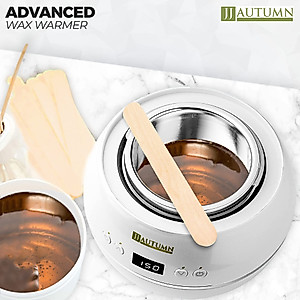 JJ Autumn Professional Wax Warmer for Hair Removal | Hot Wax Heater and Melter for Hard and Soft Waxing - Body and Facial