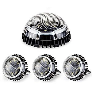 YGDGSDDS Outdoor Solar Ground Light has IP67 Waterproof and 8 LEDs, Suitable for Outdoor Night Scene Lighting Such as Swimming Pools, Gardens, etc, Making it Bright(White 4Pack)