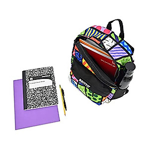 BRITTO Romero 15" Polyester Twill Backpack, Colorful Landscape