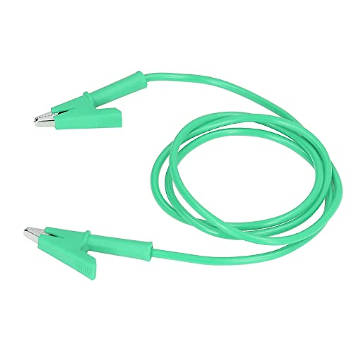 Clips Testing Cable, Dual Ended Crocodile Clip Test for Battery(green)