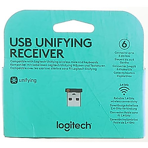 Logitech USB Unifying Receiver - Black