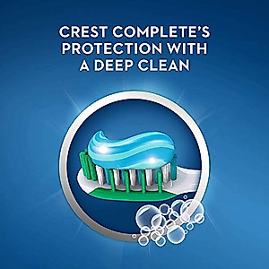 Crest Complete Plus Deep Clean 5.4 oz, Value 2 Pack - 2 Count (4 Total Tubes)