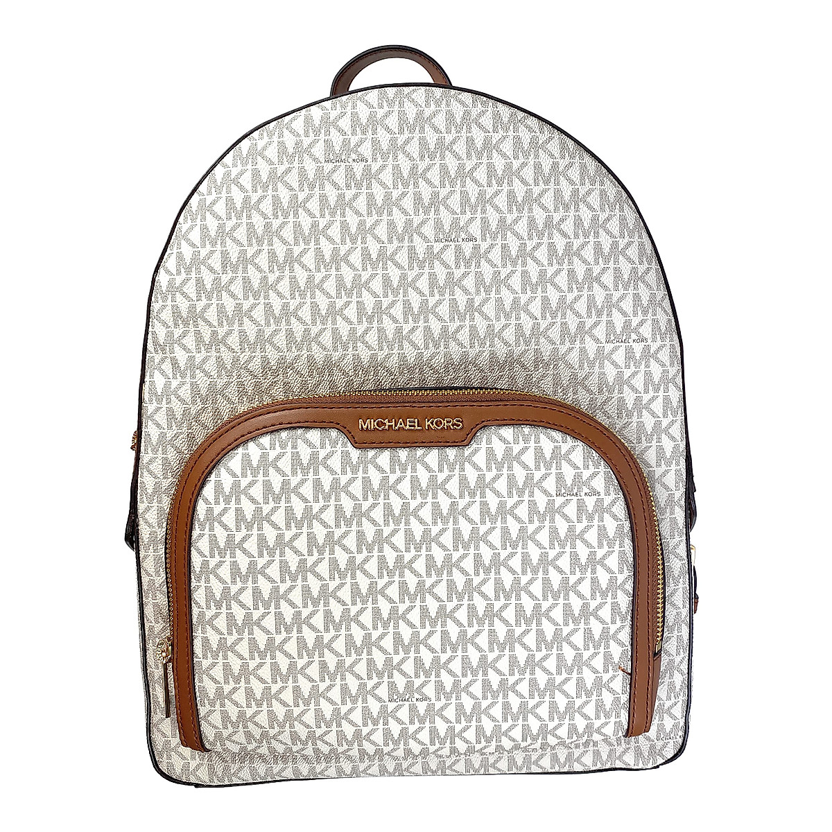 Michael Kors Jaycee Logo Backpack (Vanilla)