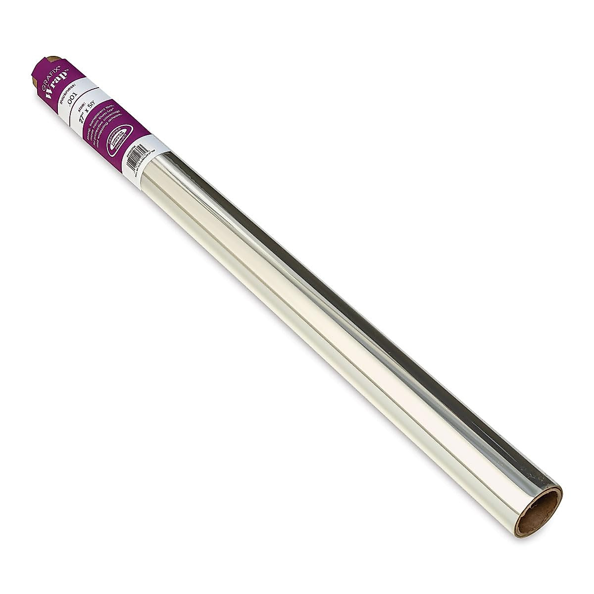 Grafix Dura-Lar .001” Ultra-Clear Film, Acetate Alternative, Glossy Surface for Coverings, Stencils Color Separation, Window Applications, Transparencies, and More-27, 27" x 50' Roll