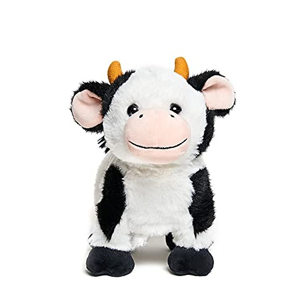 Cuddle Barn - Barnyard Buddies Cow | Animated Singing Cow Plush Stuffed Animal | Walks and Wags Tail to Old Macdonald, 8 inches