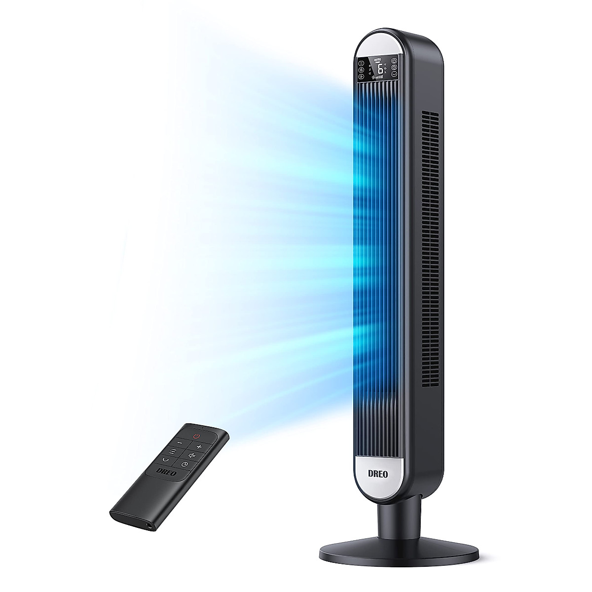 Dreo Tower Fans for Home, 42 Inch 90° Oscillating fan & Fans for Home Bedroom, Table Air Circulator Fan for Whole Room, 9 Inch, 70ft Strong Airflow, 2023 New Desk Fan for Office, Kitchen, Home