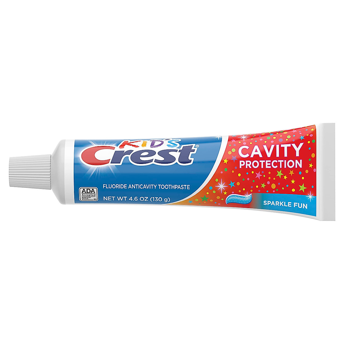Crest Kids Cavity Protection Toothpaste, Sparkle Fun Flavor, 4.6 oz, For Ages 3+