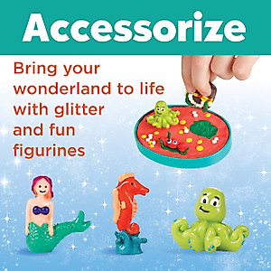 Creativity for Kids Make Your Own Under the Sea Water Globes - Make 3 DIY Snow Globes, Arts and Crafts for Boys and Girls, Kids Activities and Birthday Gifts for Ages 6-8+