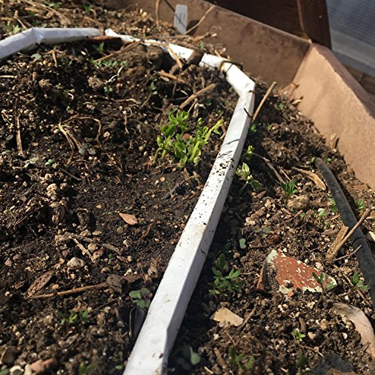 Blumat EasySoak 50’ Automatic Watering Slow Soaker Hose System for Gardens, Greenhouses, and Farms – Flow Restrictor, Adapters, and Fittings Included
