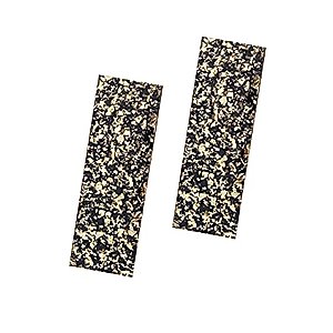 NC HAISDA Acrylic Knife scales Handle Material Slabs Knives Custom DIY Tool for Knife Makrer Blanks Blades pack of 2 Gold