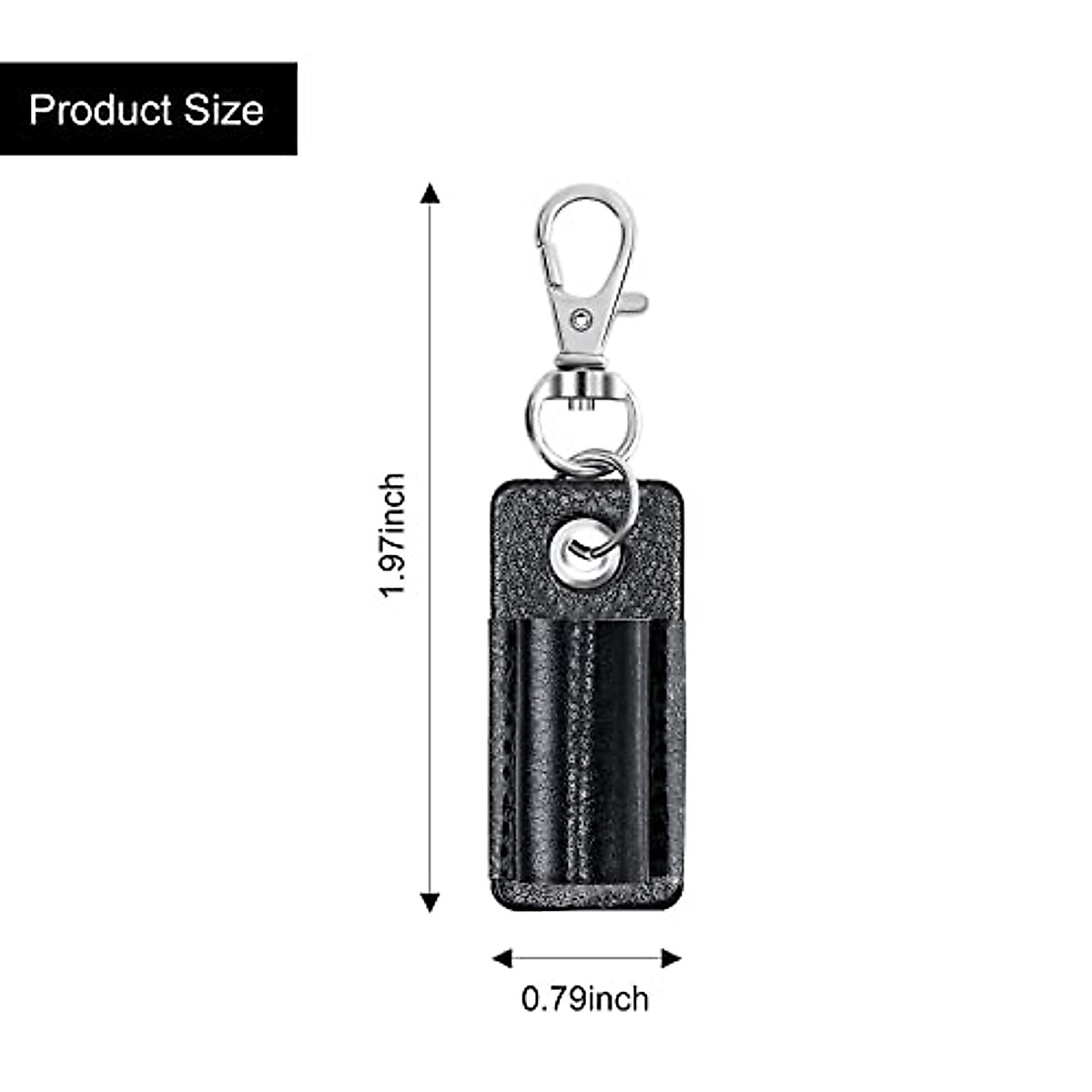 Hetenoyo 2Pcs Portable Pen Holder Leather Lanyard Pen Holder Anti-lost Pen Holder Protector for Neck Lanyard Badge Pen Holder Keychain for Pacpack