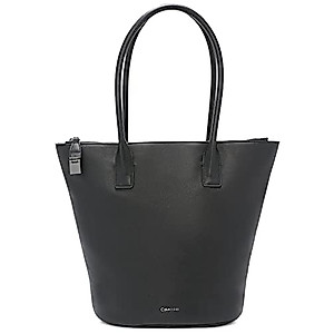 Calvin Klein Modern Essentials North/South Organizational Tote, Black
