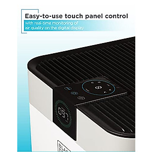 Electrostatic Precipitator Air Purifier, Rid Your Home of Pollutants, Pet Dander, & Pollen, Superb Functionality and 4-stage Filtration System, BAPUV350
