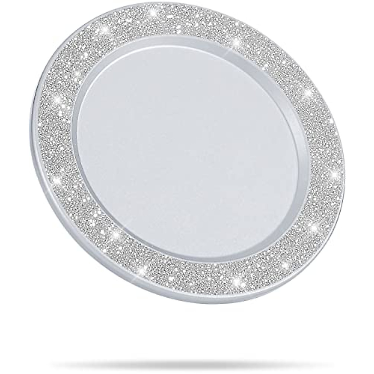 metisinno Magnetic Base for PopSocket Phone Grips and iPhone MagSafe Cases, Glitter Grey