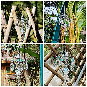 H&D HYALINE & DORA Crystals Horse Eye Prisms Suncatcher Hanging Ornament Rainbow Maker Hanger for Home,Garden Decoration