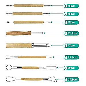 ERKOON 13 Pieces Halloween Pumpkin Carving Kit Professional Stainless Steel Carving Tools Set with Carrying Case Pumpkin Cutting Sculpting Tool for Halloween Decoration Jack-O-Lanterns