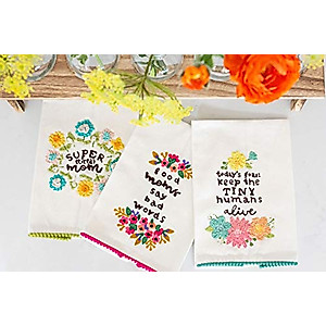 Super MOM Floral Towel