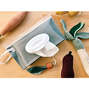 Baby Wipe Case Travel Holder | Keeps Wipes Moist | Set of 3 Wet Wipes Holders Cases | Portable Travel On The Go Refillable Dispenser Container, by purifyou