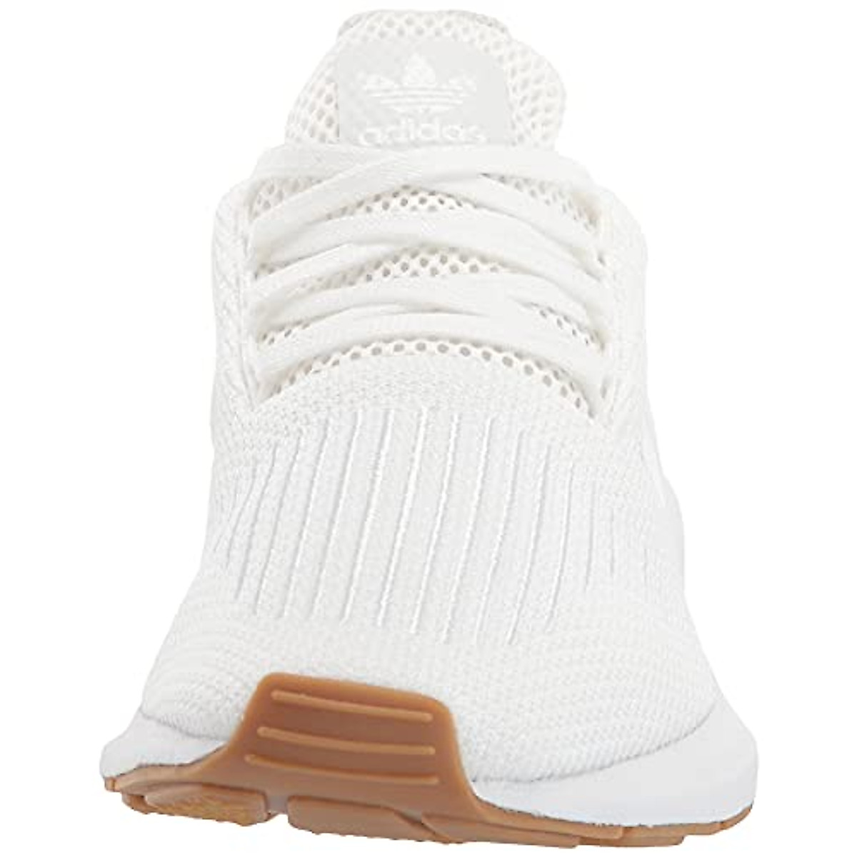 adidas Originals Men's Swift Running Shoe, White/White/Gum, 11