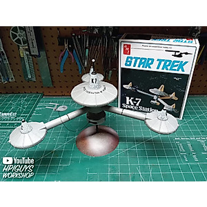 AMT Star Trek K-7 Space Station 1:7600 Scale Model Kit