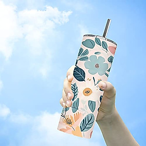 Deitybless Sublimation Tumblers bulk 20 oz Skinny,Stainless Steel Double Wall Insulated Straight Sublimation Tumbler Cups Blank White with Lid,Polymer Coating for Heat Transfer