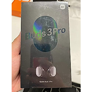Xiaomi Redmi Buds 3 Pro True Wireless Airdots in-Ear Earbuds 35dB Smart Noise Cancellation, 28 Hour Battery Life,Dual-Device Connectivity,Wireless Charging 10min Charge use 3h,Dual Transparency Mode