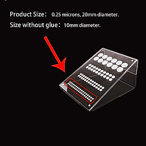 64pcs Synthetic Filter Paper Stickers-20mm Diameter,0.25Micron Filter,Used For Mushroom Cultivation, Place Under The Mason Jar Lids