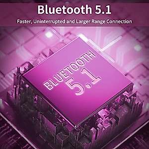 Retractable Bluetooth Headphones Neckband, Headset Wireless with High Volume Earbuds Call Sweatproof Vibrate Alert Earphones with Mic Work with iPhone, iPad, Samsung, Android (PK)