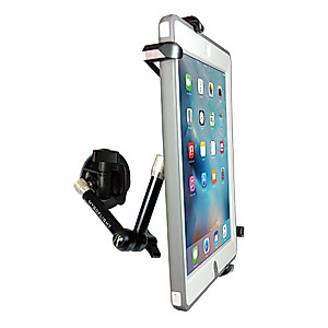 MYGOFLIGHT Flex Suction Cup Articulated Arm Sport Mount and Universal Cradle Kit for Any 7”-11” iPad Mini Air Pro Android Tablet PC for Airplane Car RV Truck Boat Window Mounting