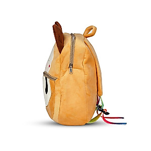 PLUSHIFY Fox Toddler Backpack - 13 Inch Yellow Backpack for Boys and Girls, Ages 3 and Up - Adorable and Practical Companion for Little Explorers. (Fox)