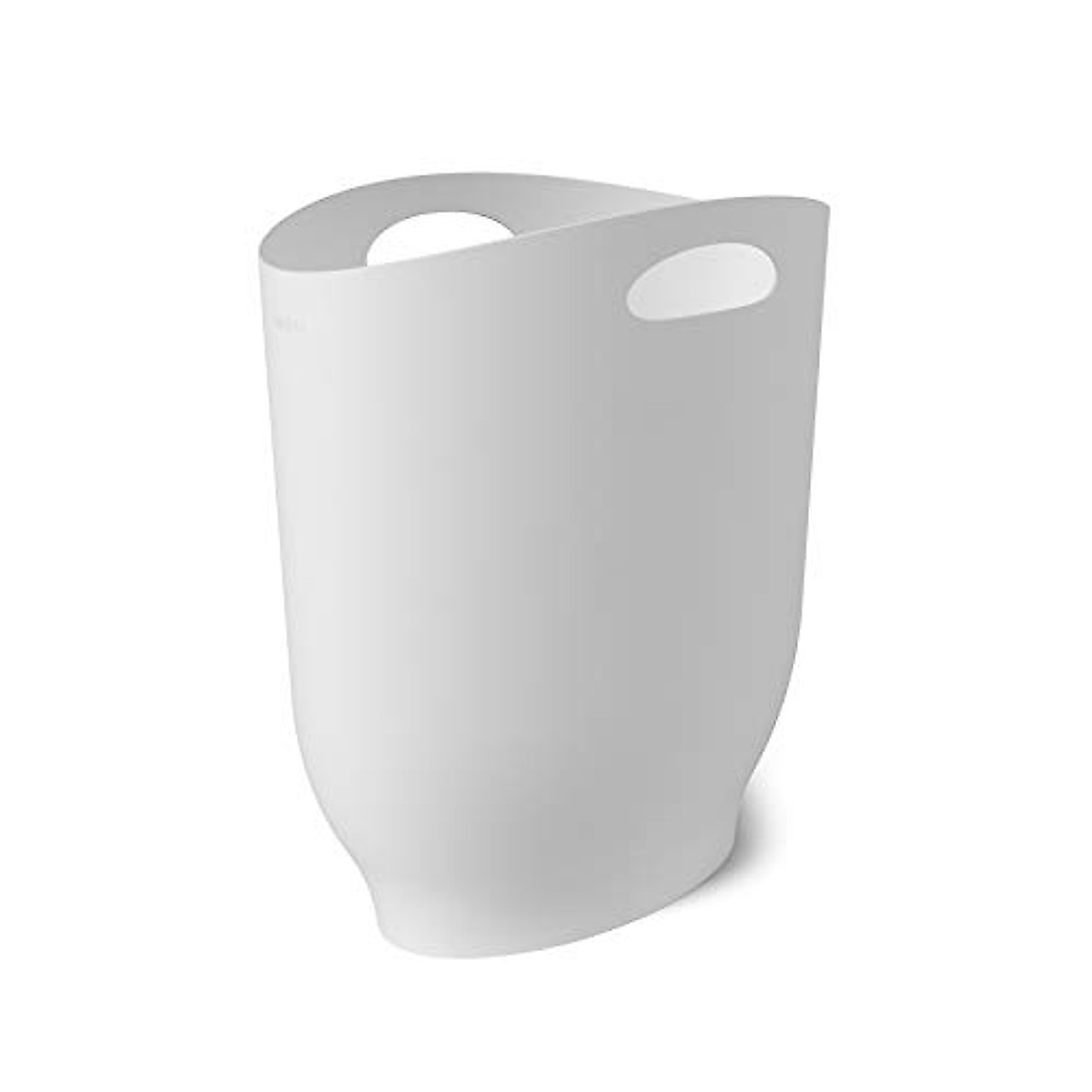 Umbra Harlo, 2.4 Gallon, White Sleek & Stylish Bathroom Trash Can, Small Garbage Bin Wastebasket for Narrow Spaces at Home or Office, 2-1/2 Gallon Capacity, 2.3 - 1012181-660