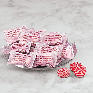 Scripture Candy, Strawberry & Cream Hard Candy 5.5 Ounce Bag, 25 Pieces