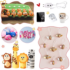 TOAOB 300pcs Plastic Wiggle Googly Eyes Self Adhesive 12mm Black Round Sticker Eyes DIY Arts Crafts Scrapbooking Accessories