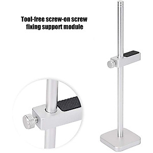 Graphics Card GPU Brace Support, Video Card Sag Holder Bracket, GPU Stand, Anodized Aerospace Aluminum (Silver)