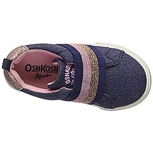 OshKosh B'Gosh Girls' Varsha Sneaker, Navy, 5 M US Toddler