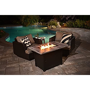 Endless Summer Gas Outdoor Fire Pit Gad17104es Rustic Square Steel