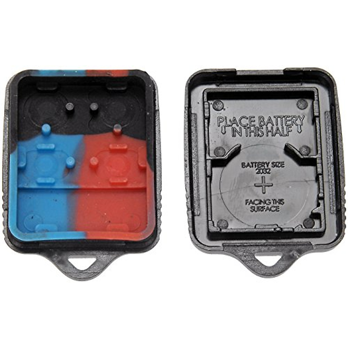 Dorman 13607 Keyless Entry Transmitter Cover Compatible with Select Ford / Lincoln / Mercury Models, Black