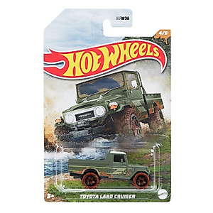 Hot Wheels 2022 - Toyota Land Cruiser - Off-Road Mud Runners 4/5 [Green]