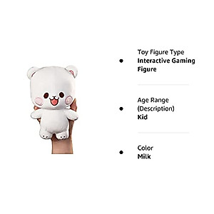 2023 New Milk and Mocha Plush - 7" Cute Milk Bear Stuffed Animal Plushies Toy for Fans Gift - Great Easter Basket Christmas Stocking Stuffers for Kids Boys and Girls