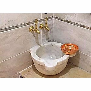 DLK Ottoman Faucet, Turkish Bath Tap - Turkish Hammam Tap , Ottoman Hammam Faucet - Decorative Bathroom Faucet Tap -Wall Mount Antique Brass Faucet - Fountain Faucet,Gold