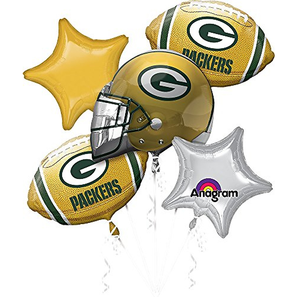 Anagram Bouquet Packers, One size, Multicolor