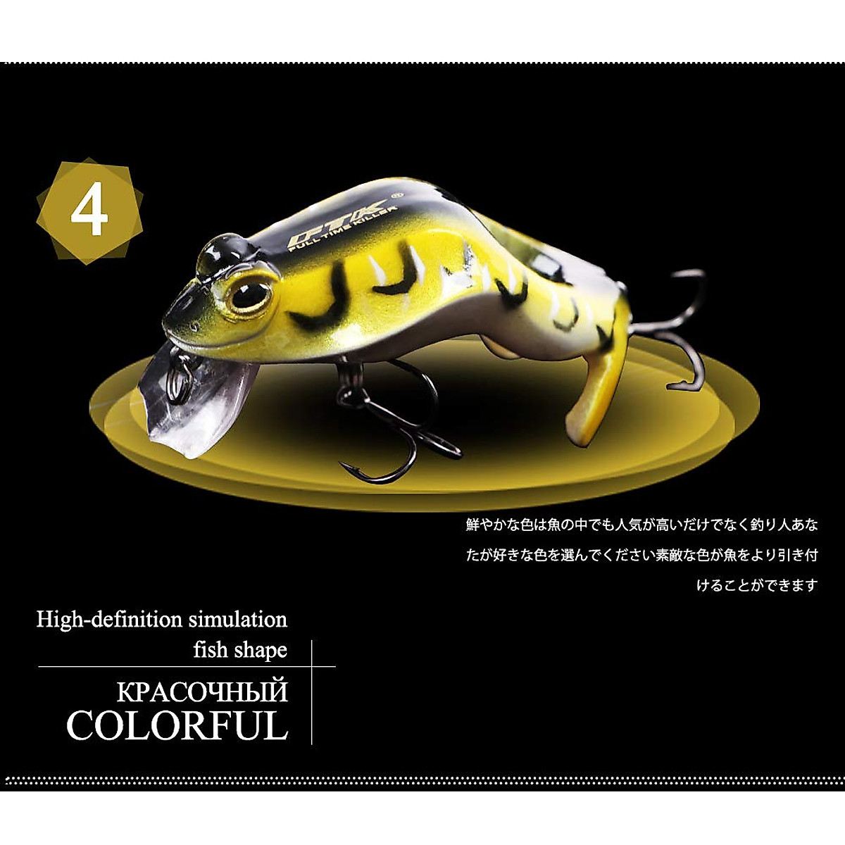 LOVEPET Bionic Fishing Bait,Ray Frog Fake Bait, Lures Bait,Fat Frog, Fishing Tackle,6 Pcs