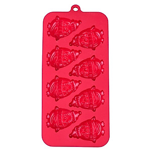 Christmas Penguin 8 Cavity Silicone Mold Baking Chocolate Candy Making Ice Cube Molds