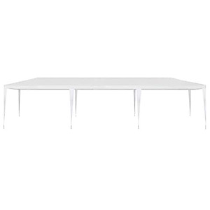 Festnight 10' x 30' Garden Outdoor Gazebo Canopy Pop Up Sun Steel Frame Shade Heavy Duty Patio Party Wedding Tent BBQ Camping Shelter Waterproof Pavilion Cater Events White