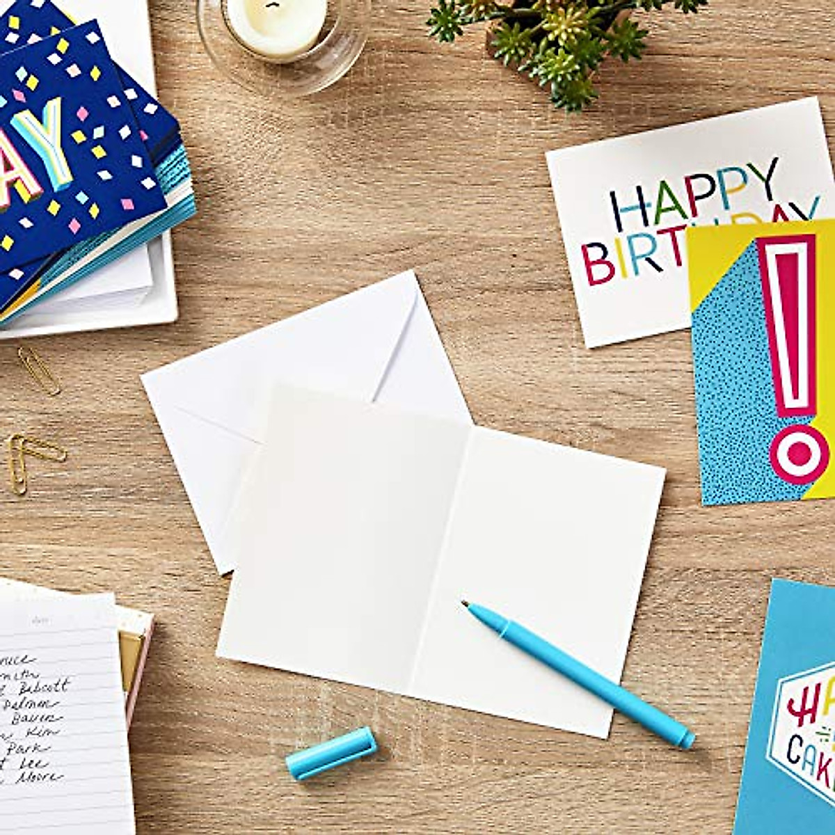 Hallmark Birthday Cards Assortment, Happy Cake Day (48 Cards with Envelopes)