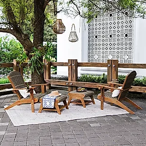 Cambridge Casual Auburn Upholstered Outdoor Ottoman